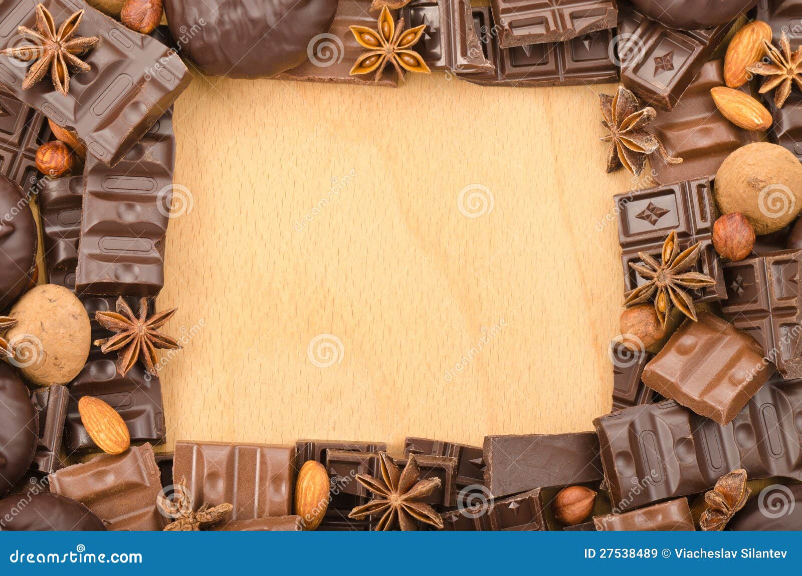 imagens de stock Quadro Feito Do Chocolate - Baixe 355 Royalty Free