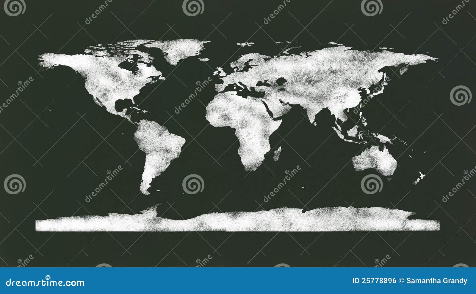 Quadro - Mapa De Mundo Do Giz Foto de Stock - Imagem de acadêmica ...