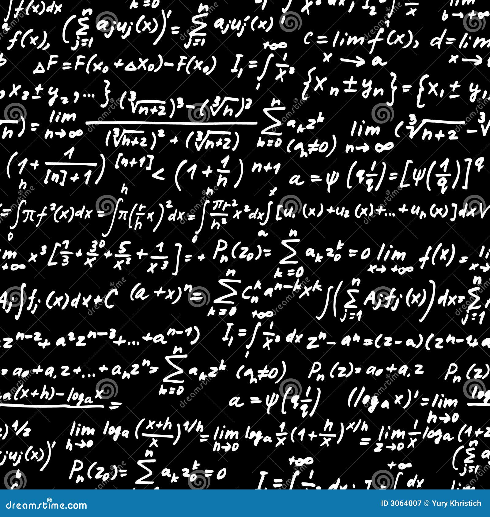 Quadro-negro da álgebra ilustração do vetor. Ilustração de manuscrito ...