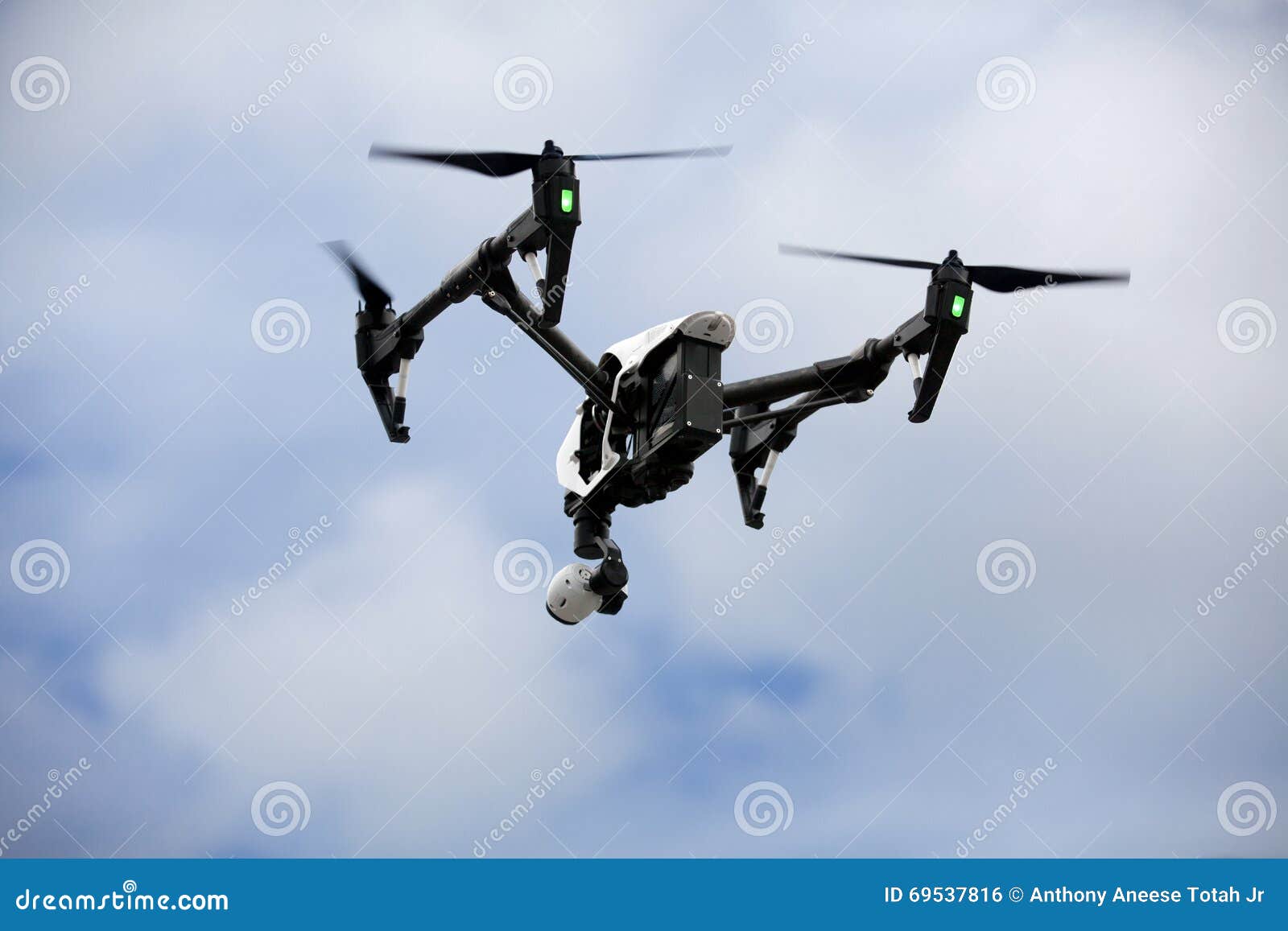 Quadrocopter drone stock photo. Image of helicopter, drone - 69537816