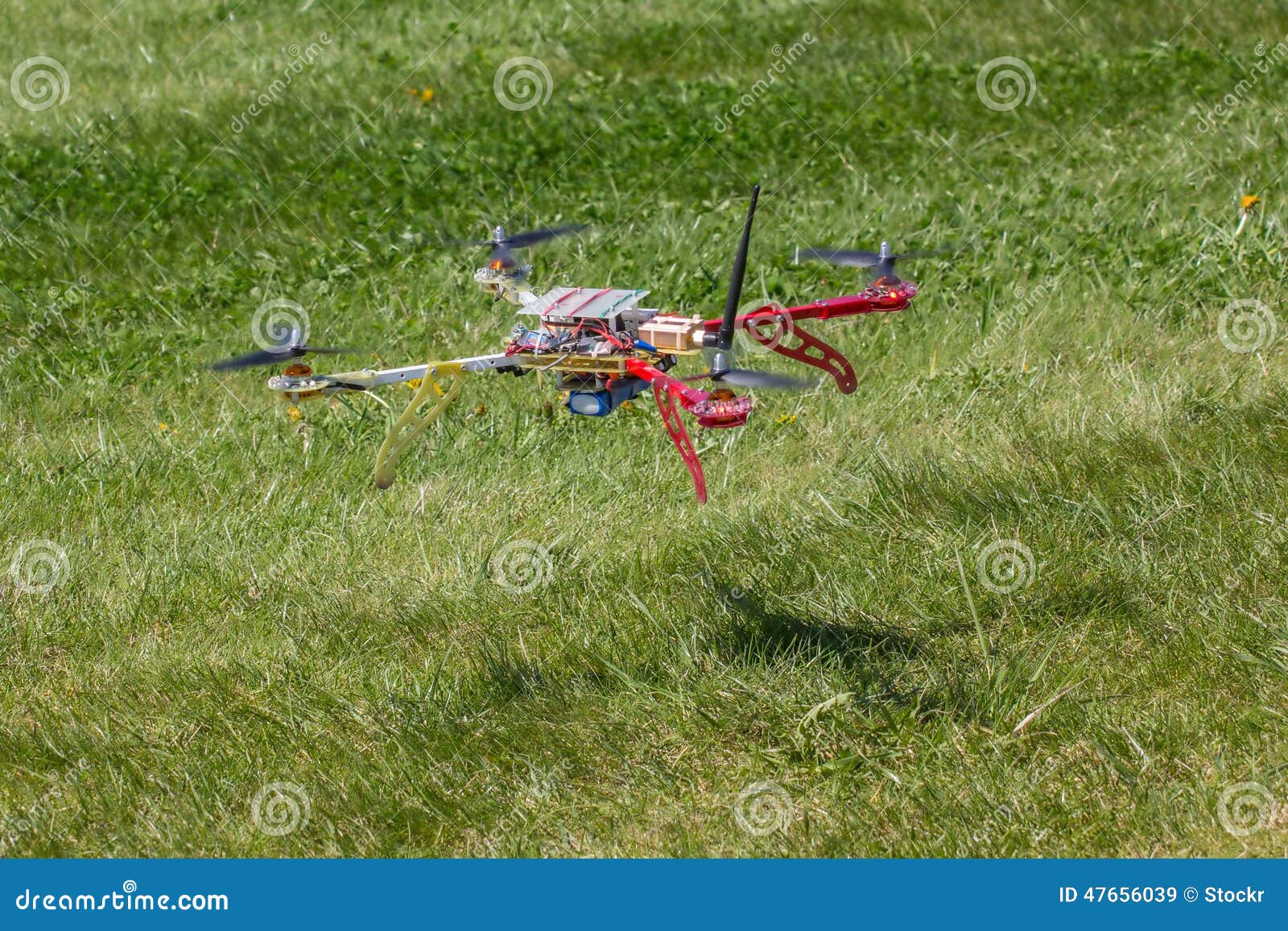 Quadrocopter stock image. Image of green, drone, recorder - 47656039