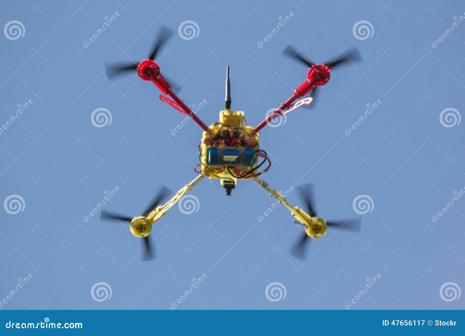 Quadrocopter stock image. Image of quadcopter, camera - 47656117