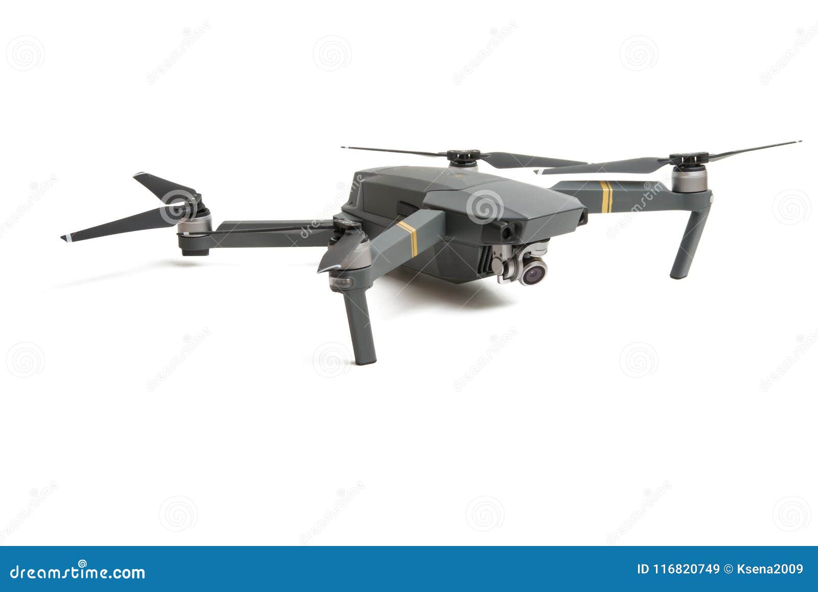Quadrocopter isolated stock image. Image of flying, isolated - 116820749