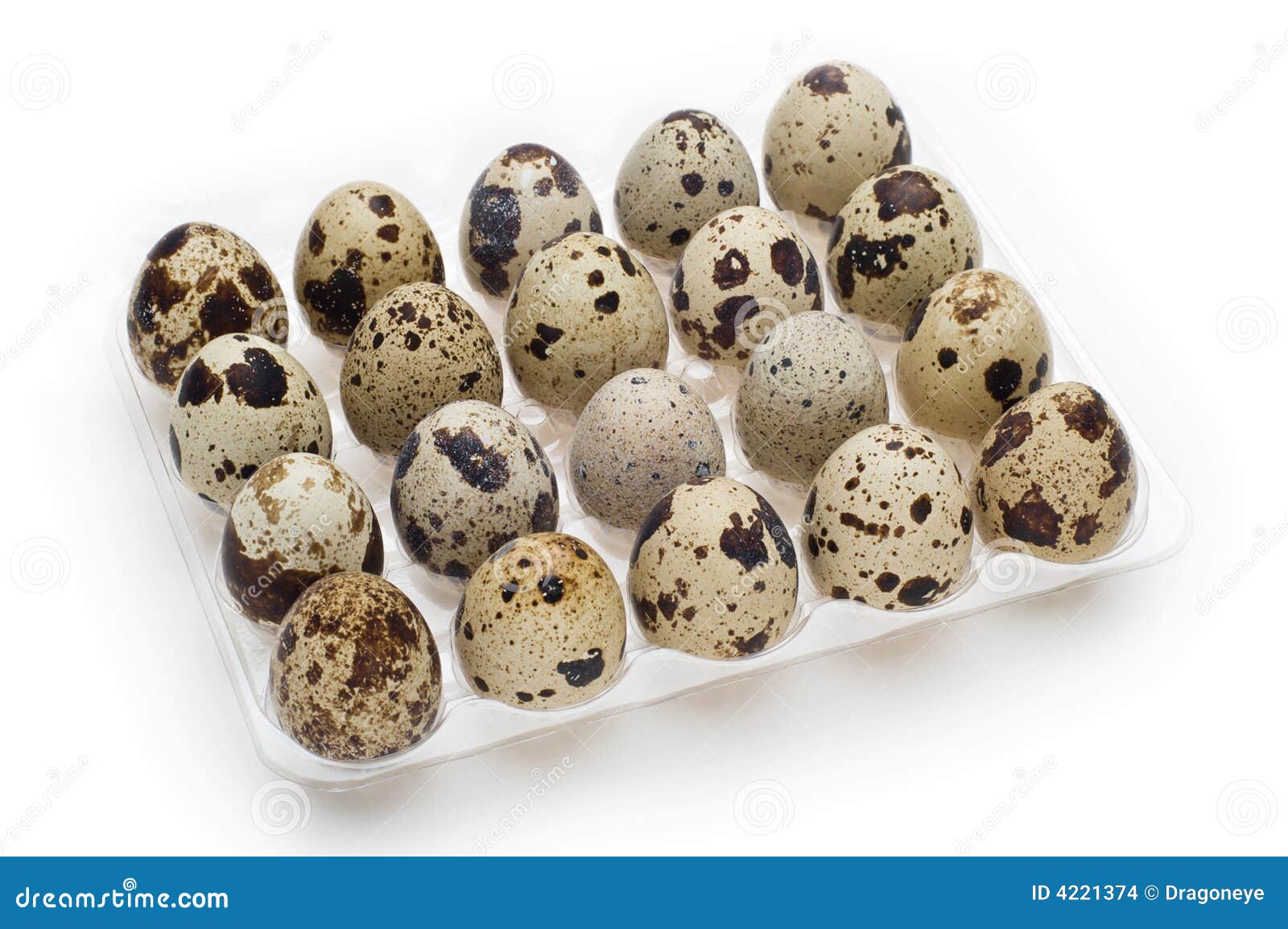 Quail Egg Pack stock photo. Image of variegated, cuisine - 4221374
