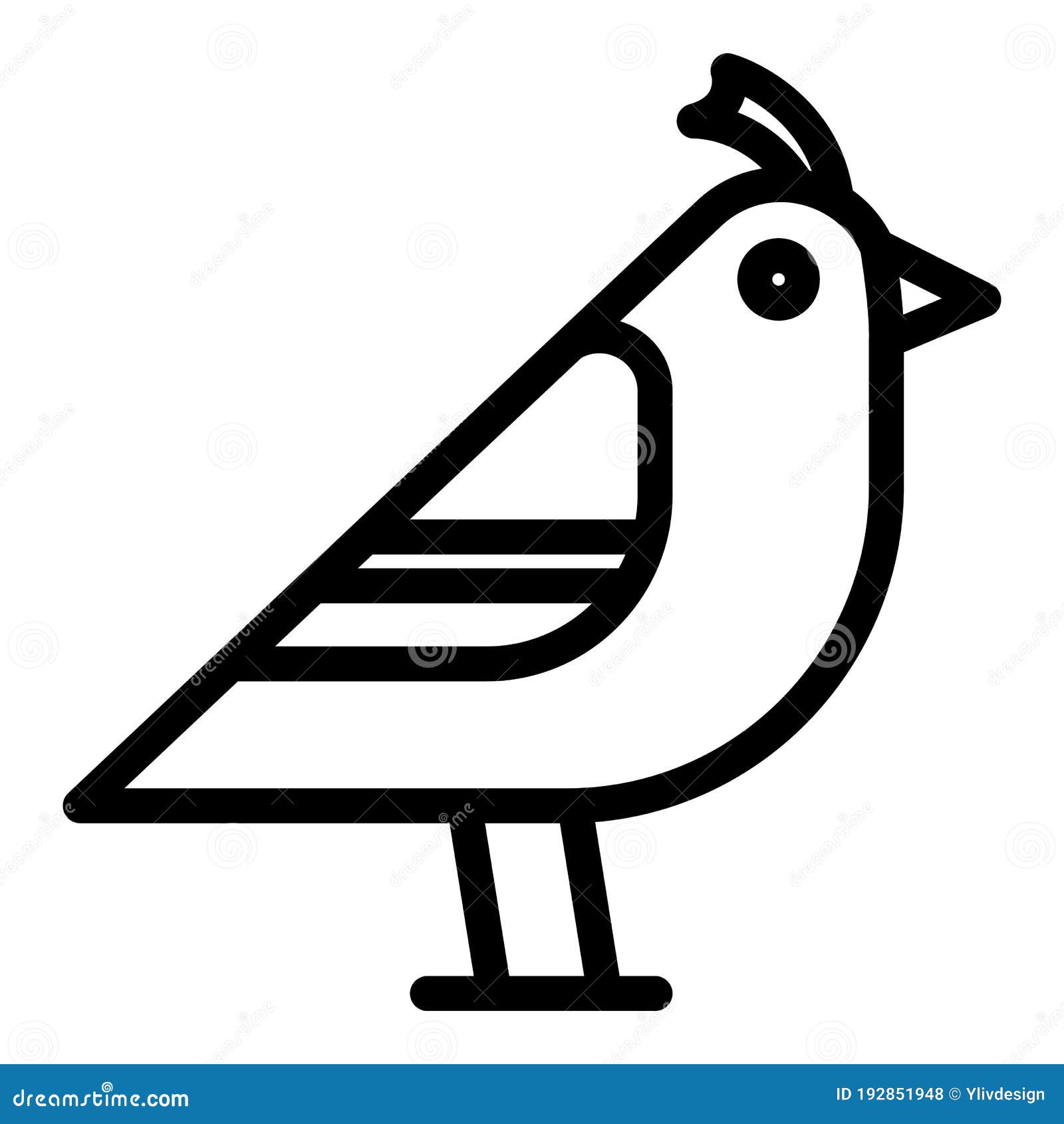 Quail Farm Icon, Outline Style Stock Vector - Illustration of clip ...