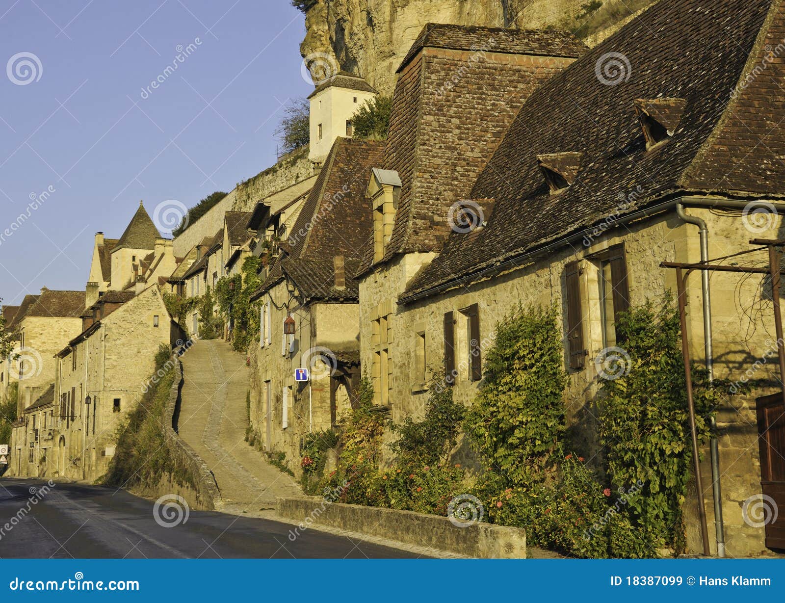 Quaint French village stock image. Image of settlement - 18387099