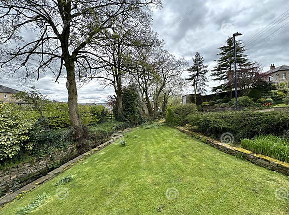 Green Space, with a Sloping Lawn, Plants and Bushes in, Bradley ...
