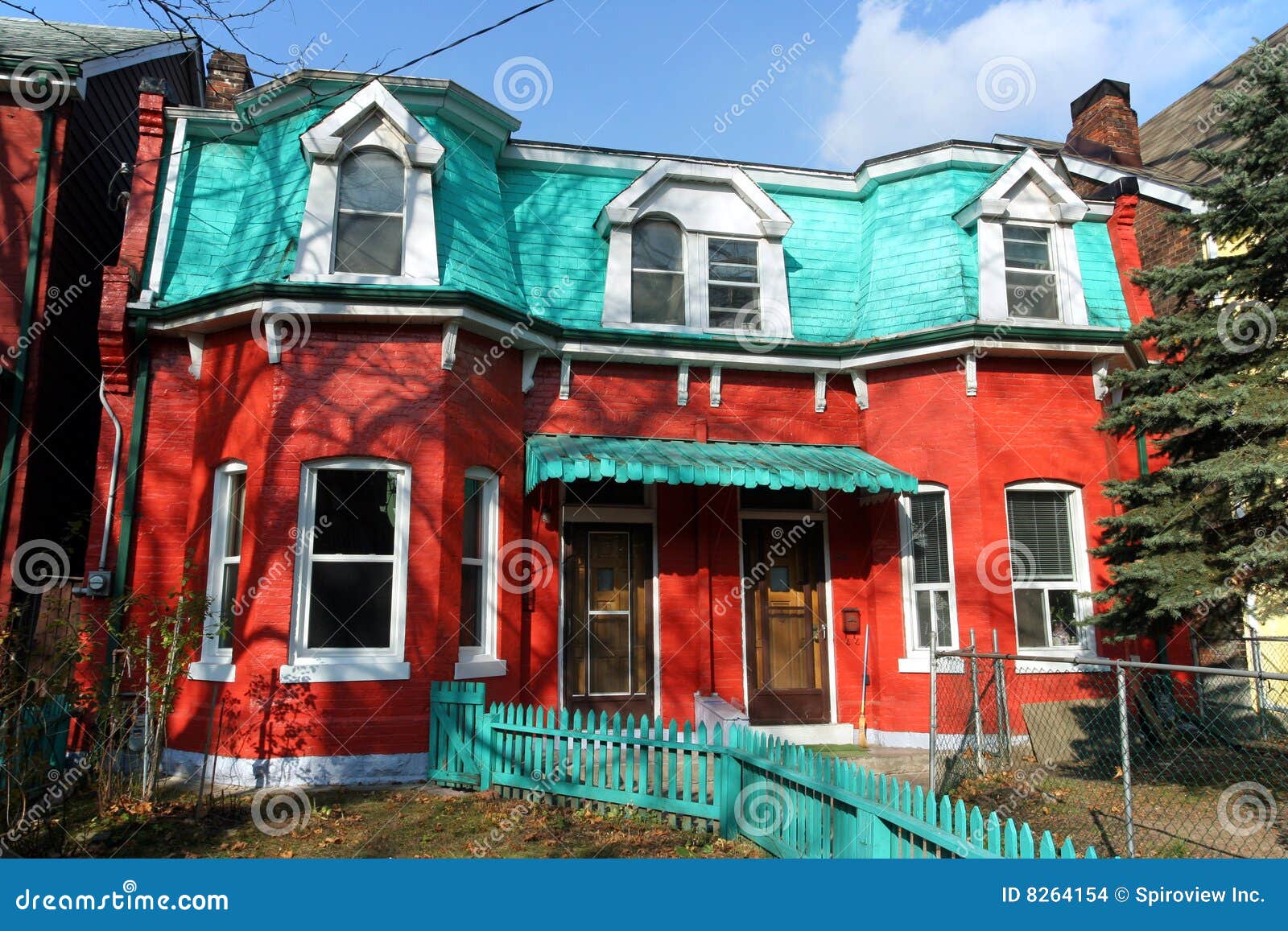 Quaint old Victorian house stock photo. Image of front - 8264154