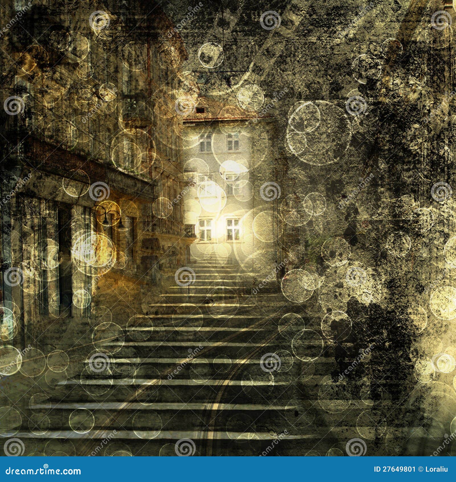 Old Stone Stairs Pencil Drawing Stock Photo | CartoonDealer.com #180359934