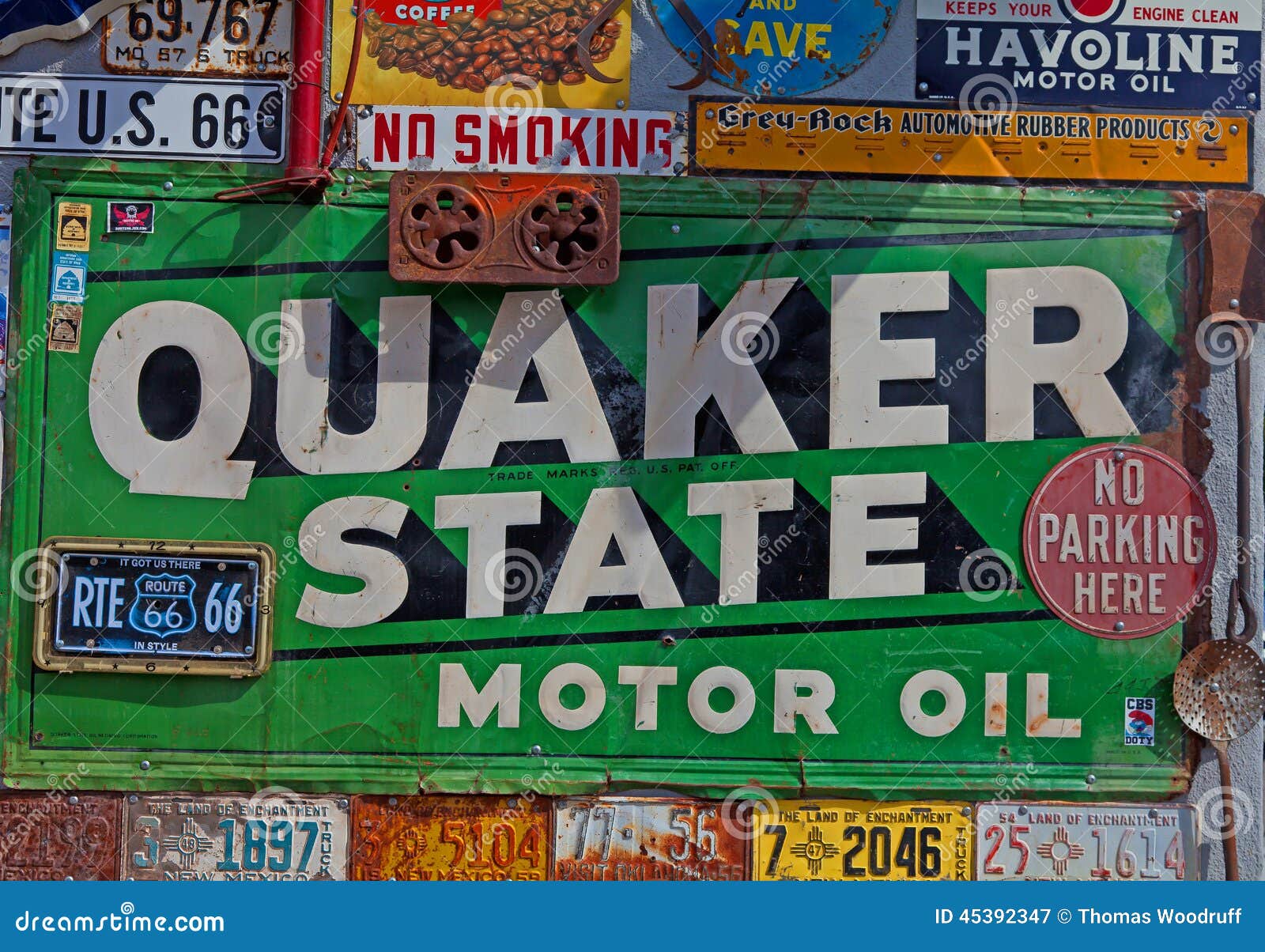 Vintage Quaker State Logo