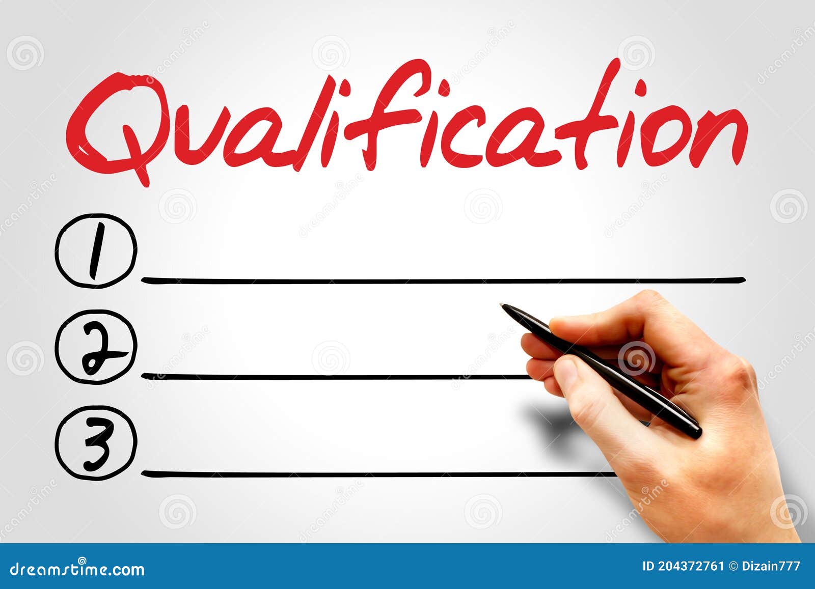 Qualification stock image. Image of exclusive, knowledge - 204372761