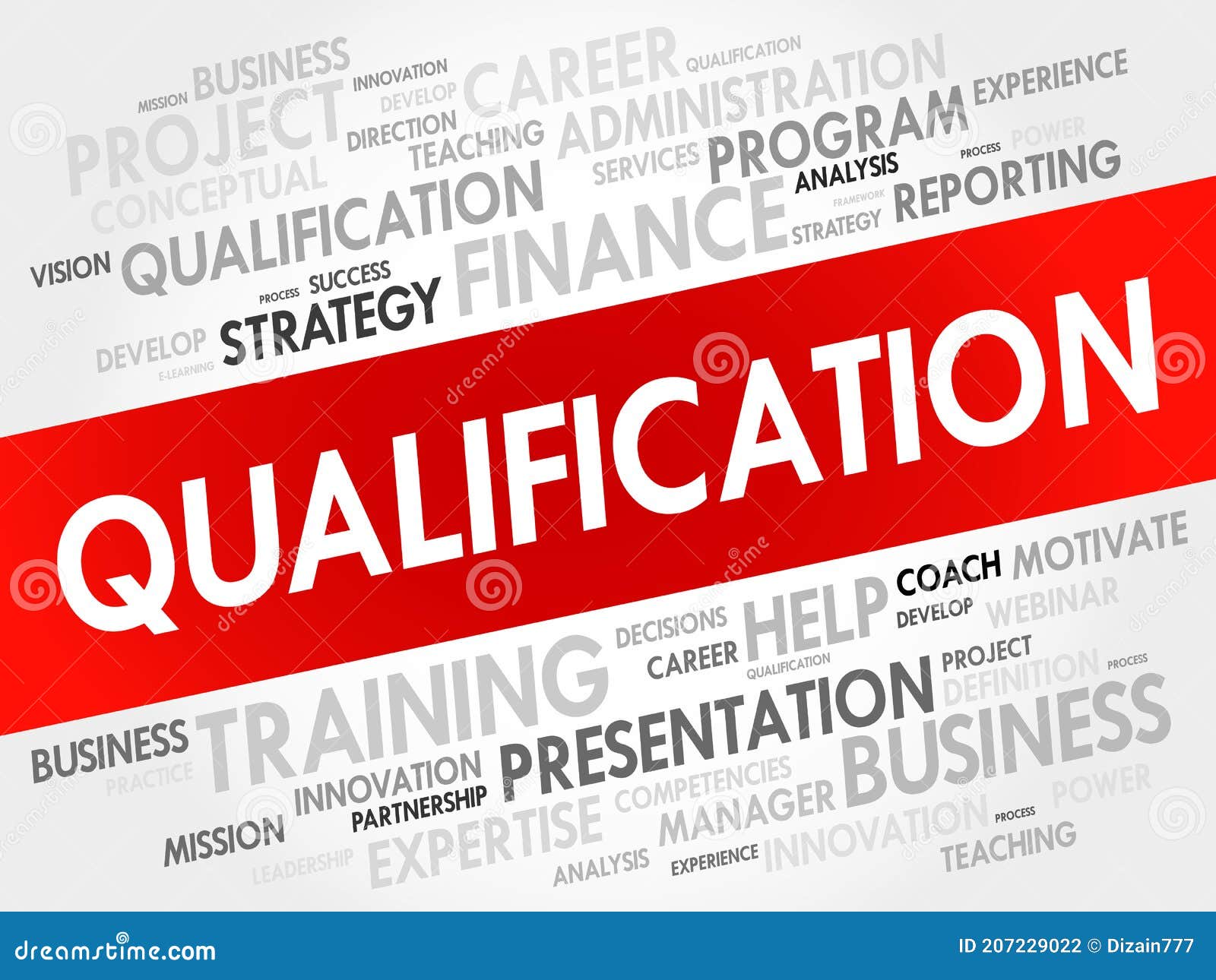 Qualification Word On Purple Stock Photography | CartoonDealer.com ...