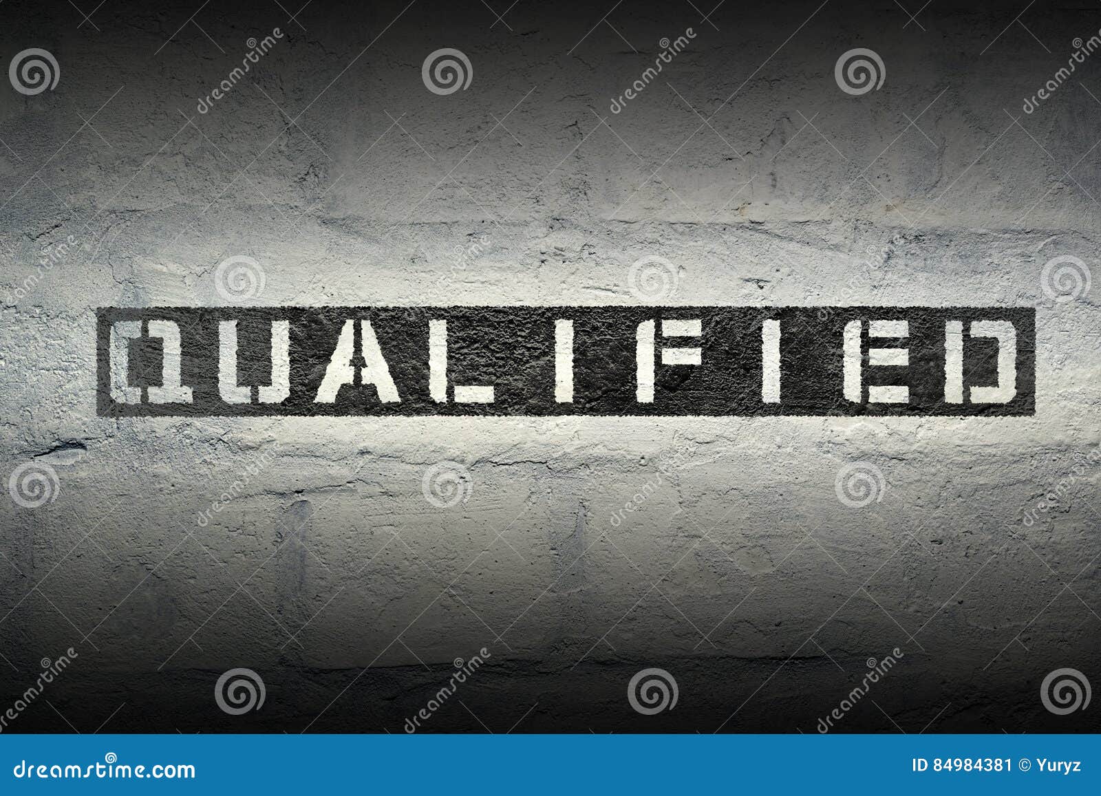 Qualified WORD GR stock image. Image of pass, print, level - 84984381