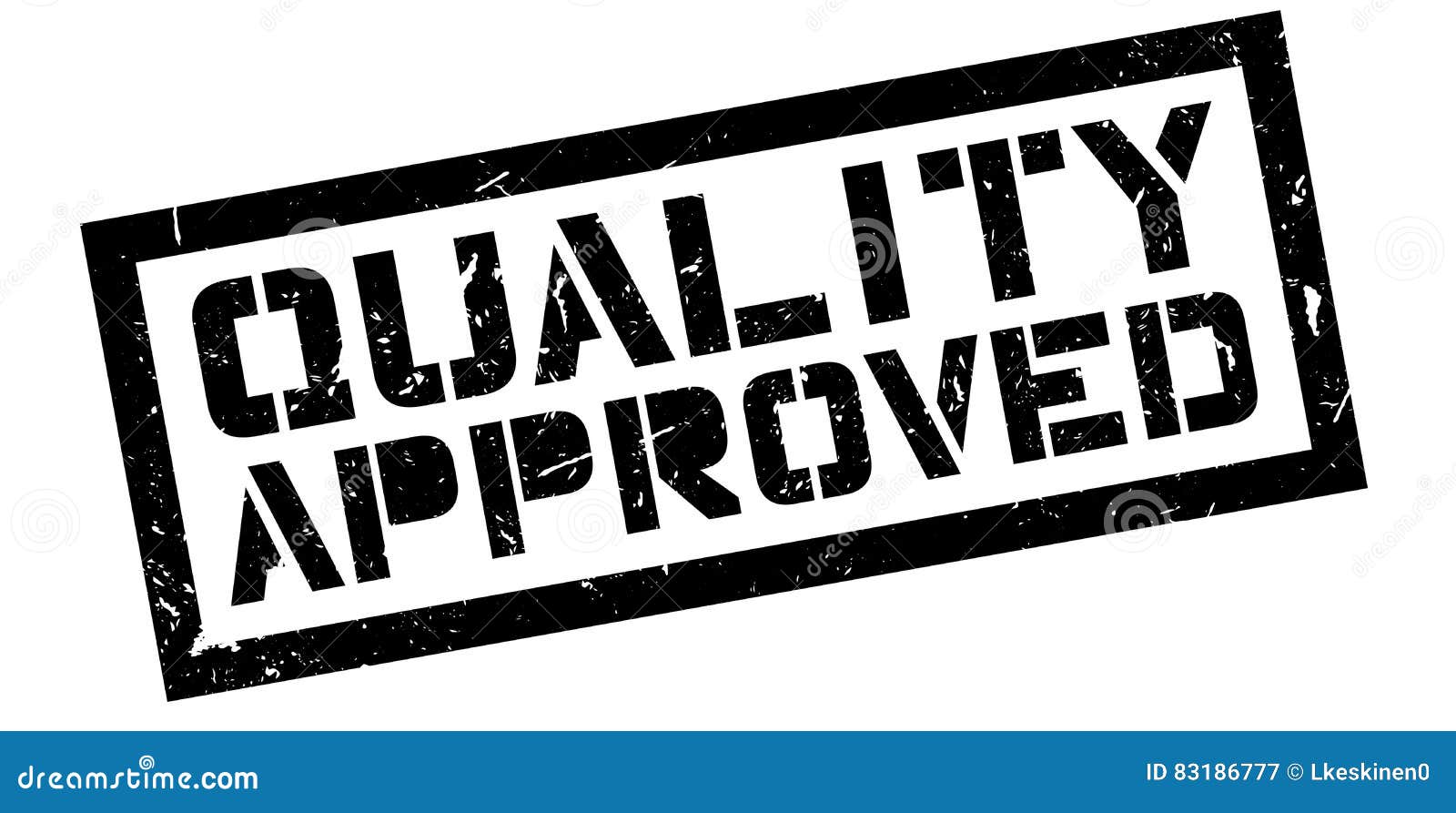 Quality Approved Rubber Stamp Stock Illustration - Illustration of ...