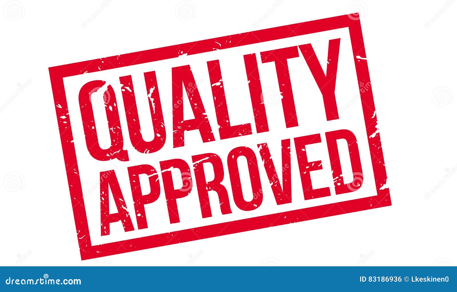 Quality Approved Rubber Stamp Stock Illustration - Illustration of ...