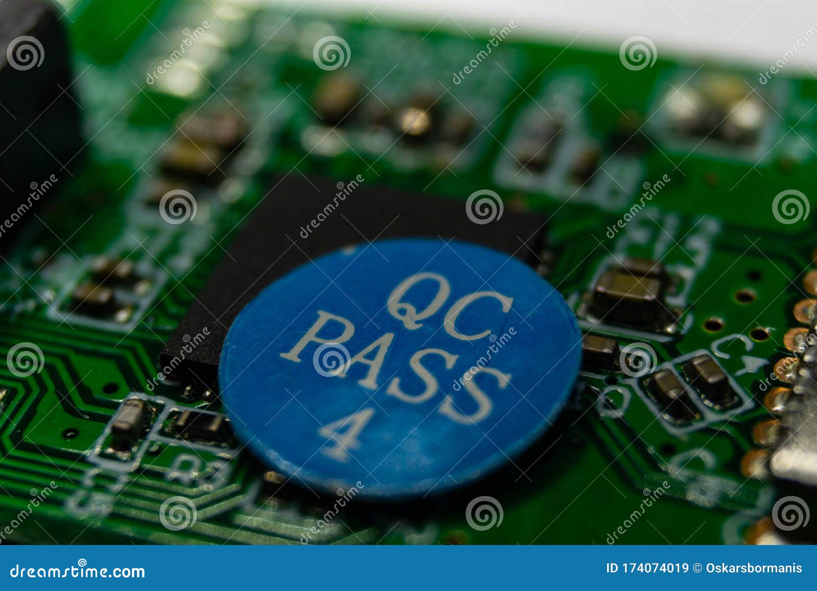 Quality Assurance Label from Consumer Electronics Assembly Industry ...
