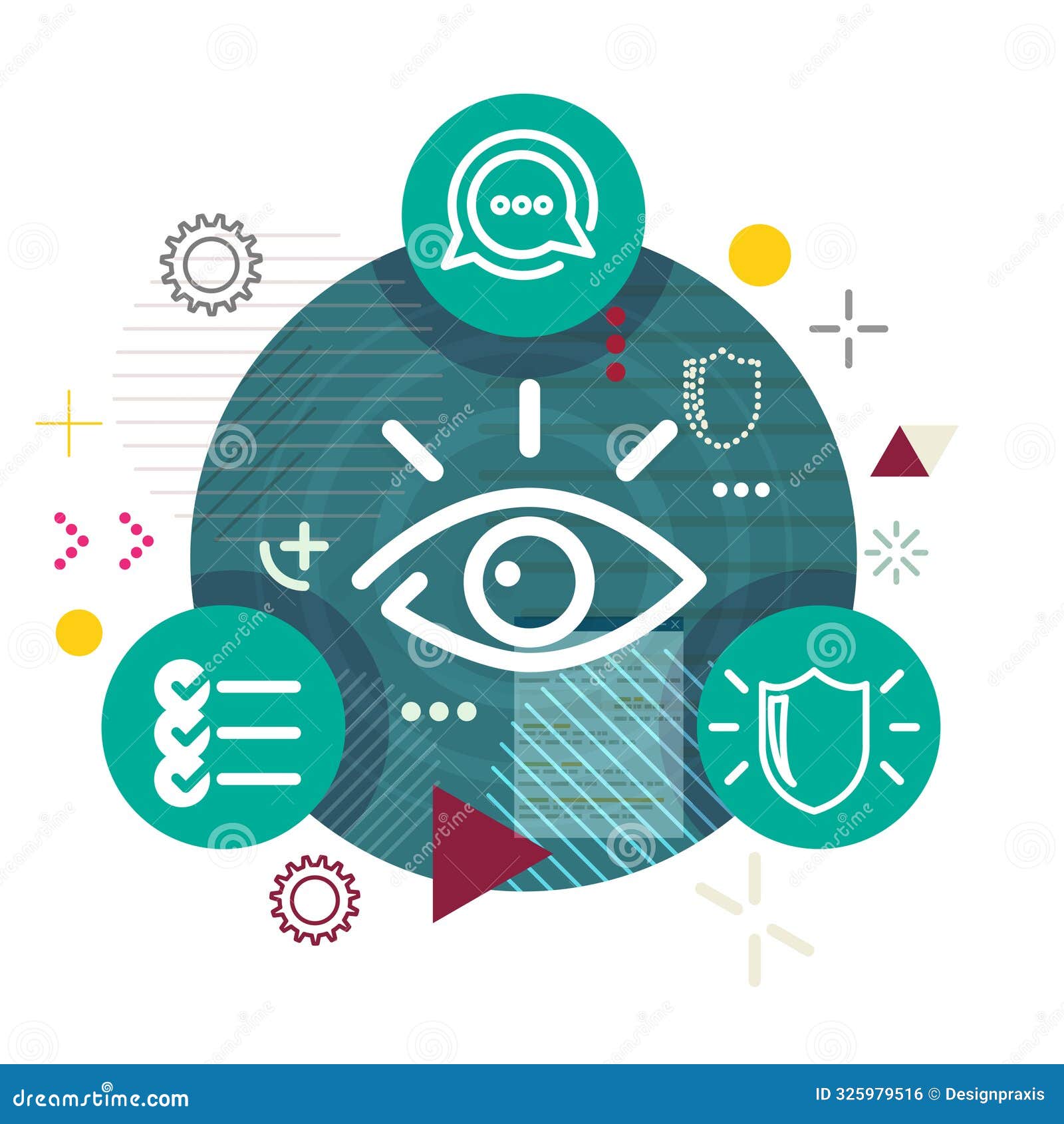 Quality Assurance Process - Abstract Illustration Stock Illustration ...