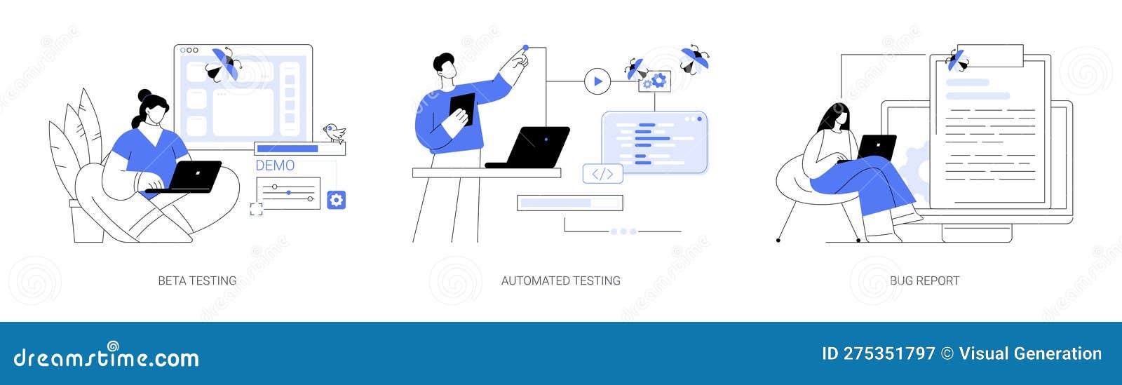 Quality Assurance Team Abstract Concept Vector Illustrations. Stock ...