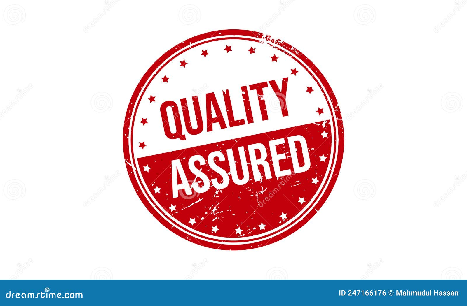 Quality Assured Rubber Stamp. Quality Assured Grunge Stamp Seal Vector ...