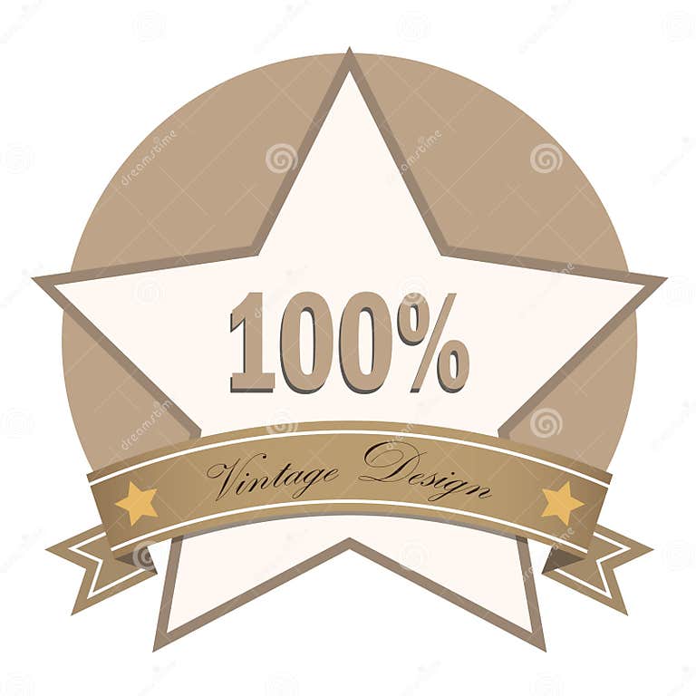 100 Quality Badge. Vector Illustration Decorative Design Stock Vector ...