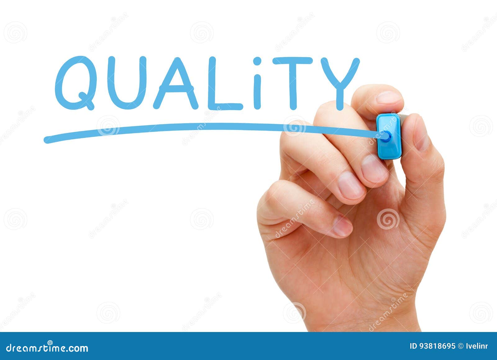 Quality Blue Marker stock image. Image of excellent, perfect - 93818695