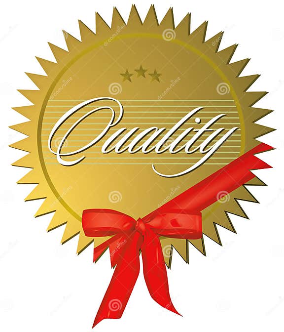 Quality Button stock vector. Illustration of badge, sticker - 11826483