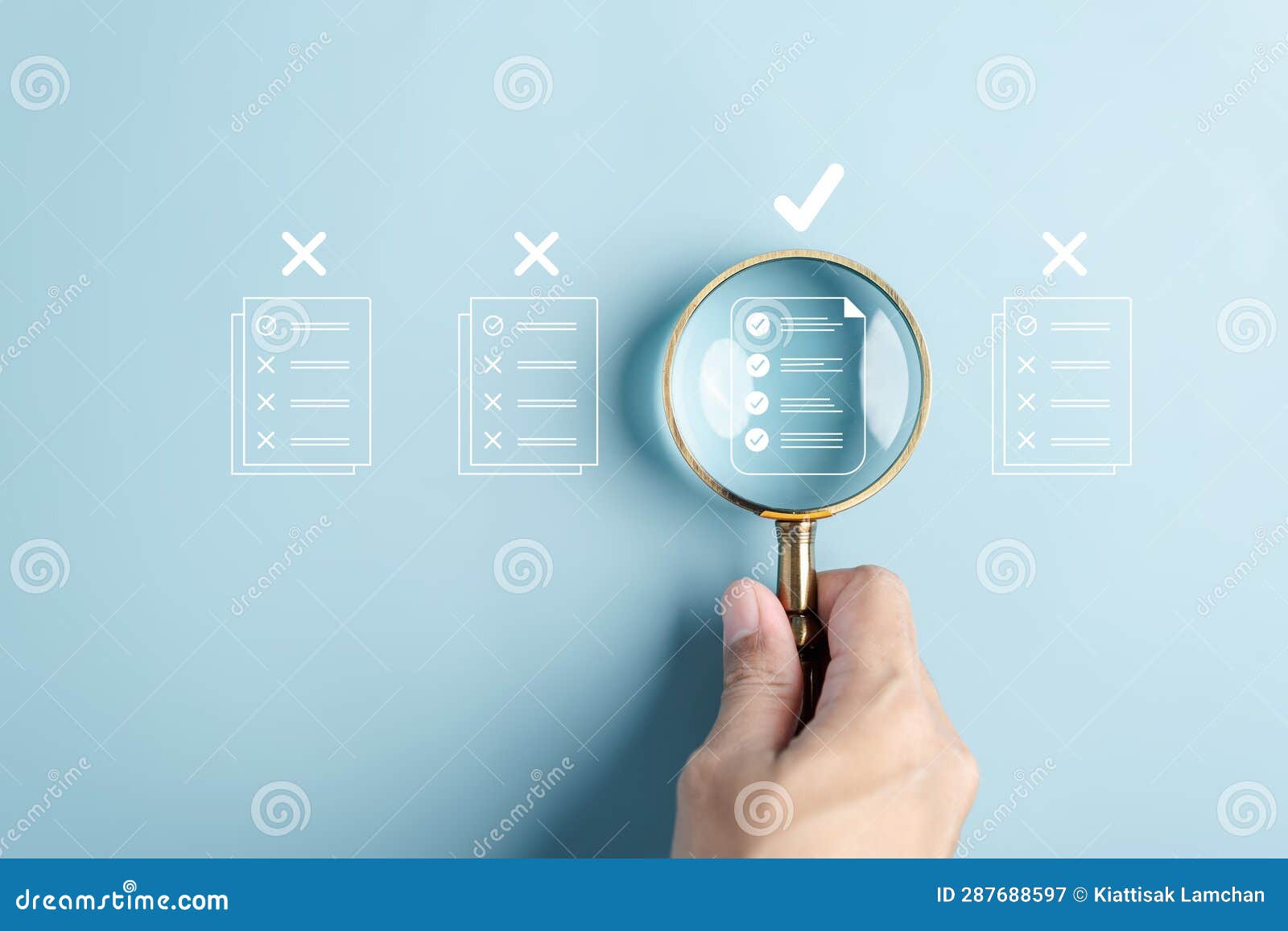 Quality Certificate and Checklist Document Inspecting Target Marketing ...