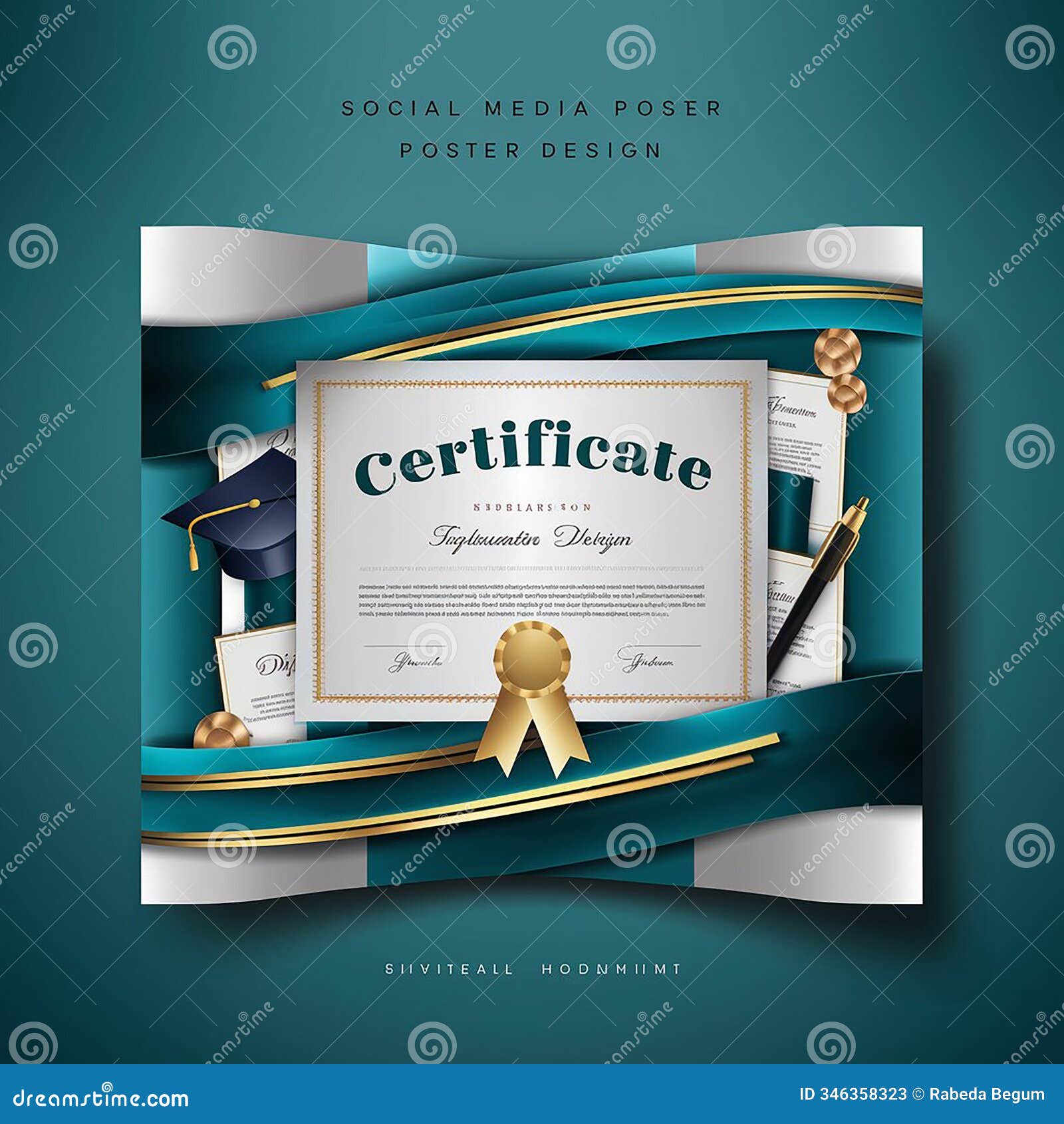 Certificate Template Design Generative Ai. Quality Certificate and ...