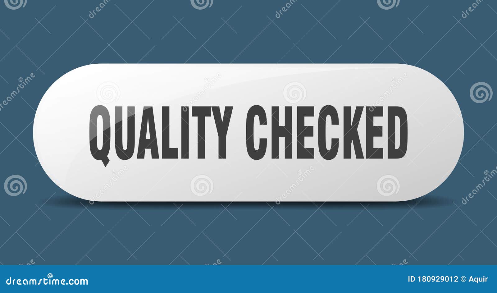 Quality Checked Button. Quality Checked Sign. Key. Push Button Stock ...