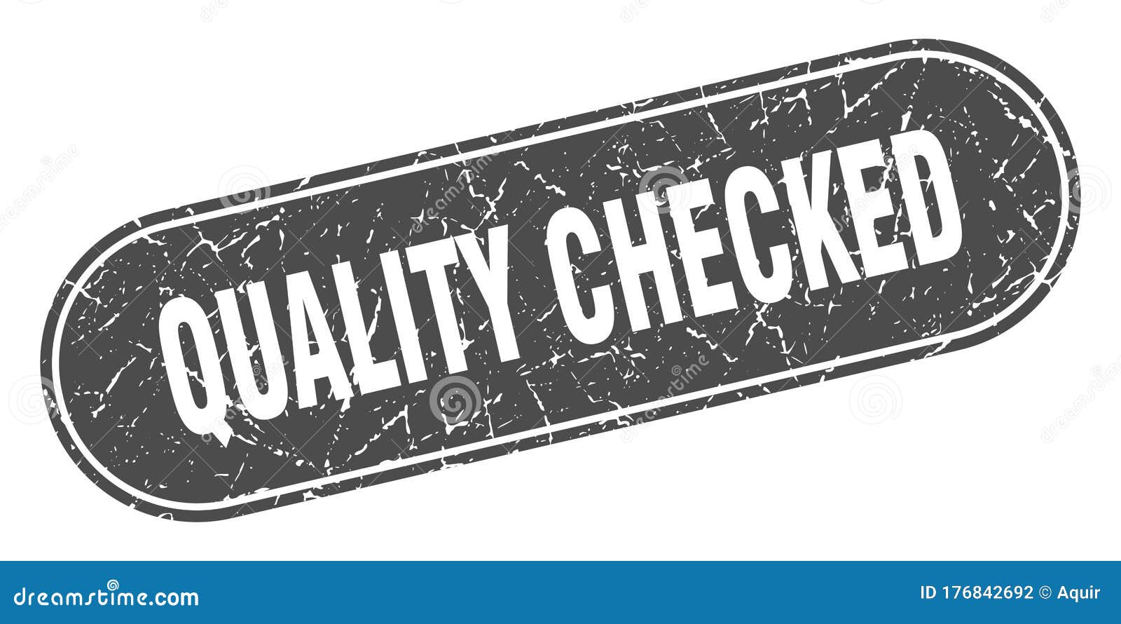 Quality Checked Sign. Quality Checked Grunge Stamp Stock Vector ...