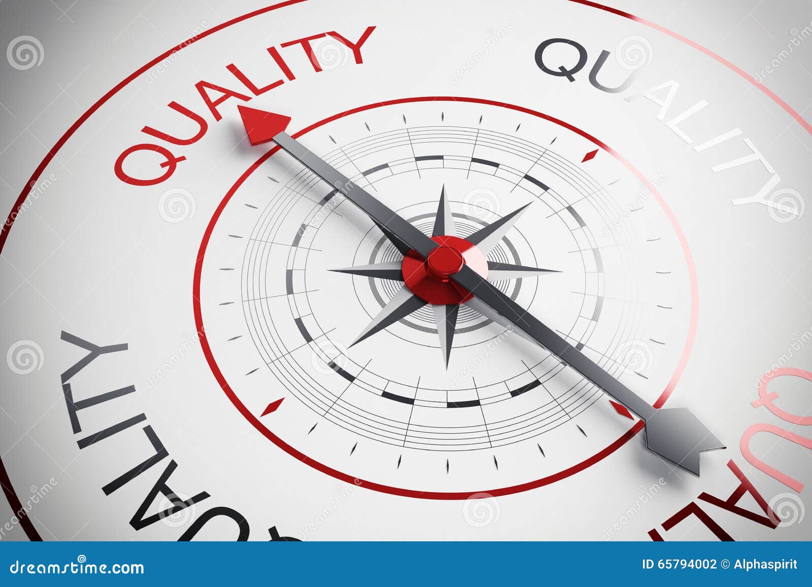 Quality compass stock illustration. Illustration of correct - 65794002