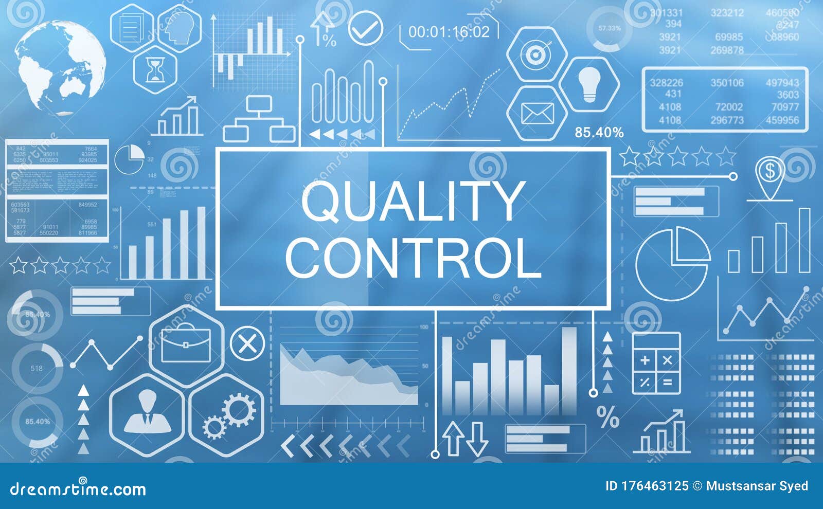 Quality Control, Animated Typography Stock Illustration - Illustration ...