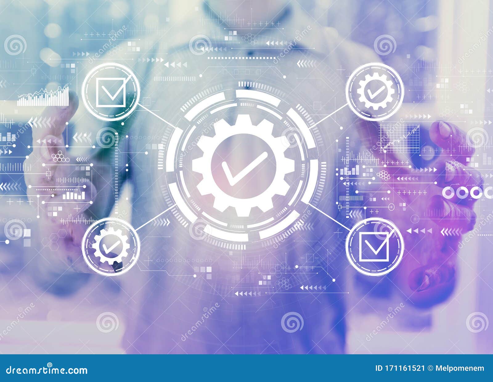 Quality Control Approval with Young Man Stock Image - Image of ...