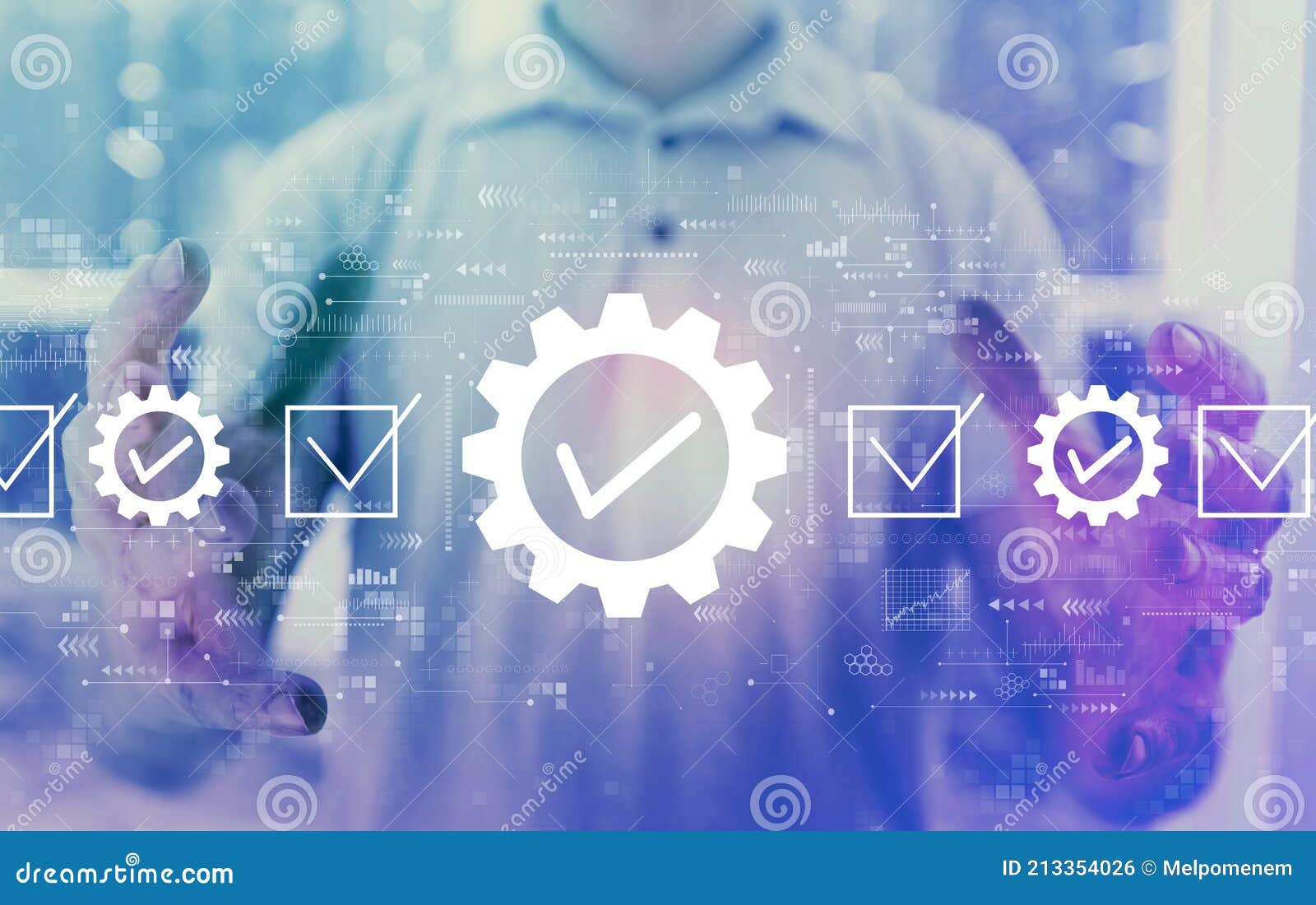 Quality Control Approval with Young Man Stock Photo - Image of business ...