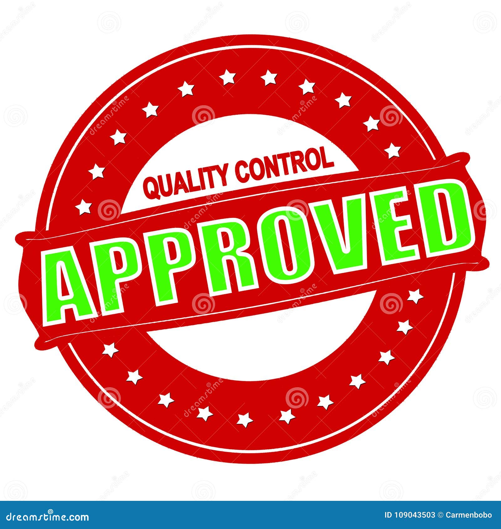 Quality control approved stock illustration. Illustration of control ...