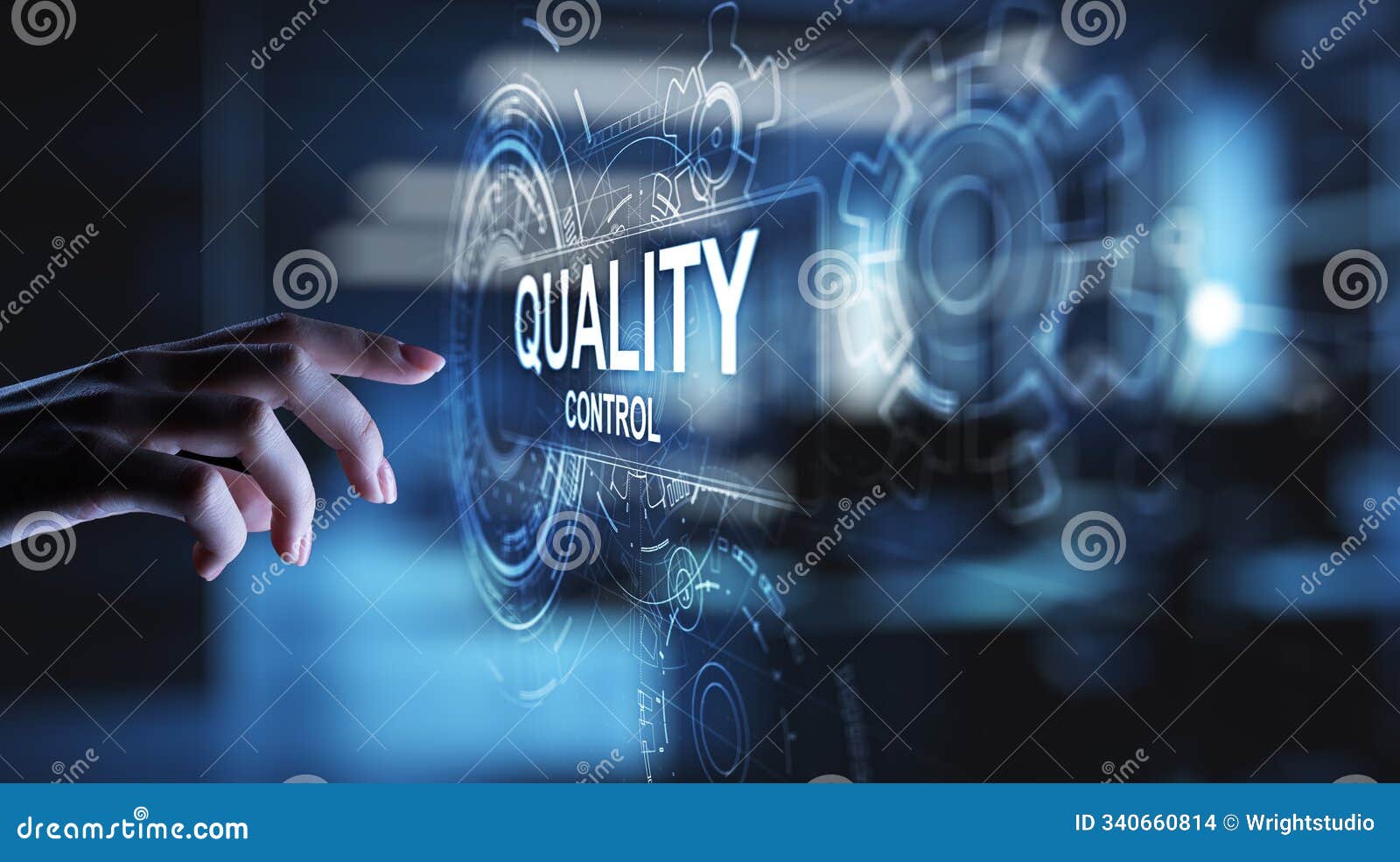 Quality Control Assurance Standards Business Technology Concept Stock ...