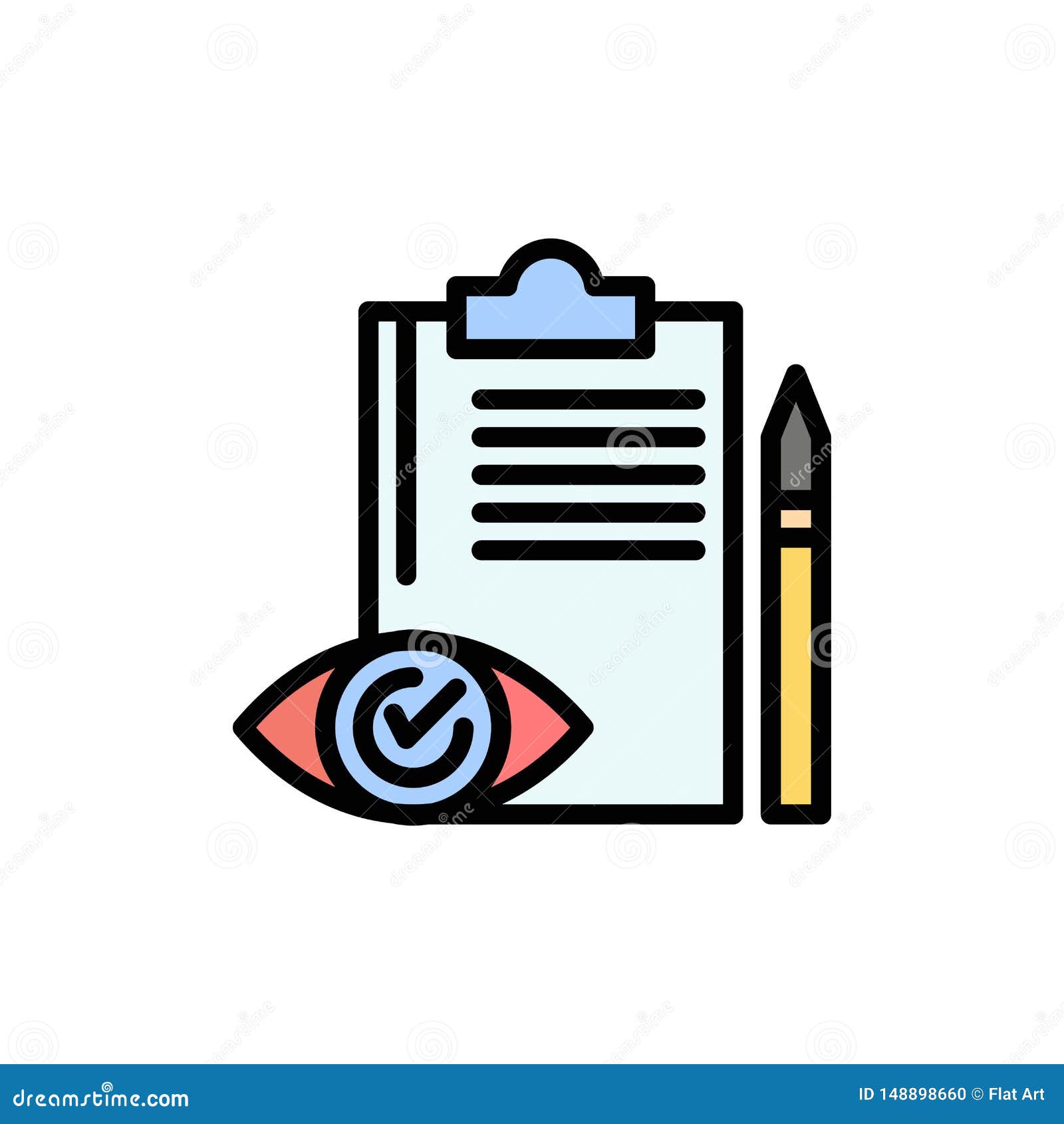 Quality Control, Backlog, Checklist, Control, Plan Flat Color Icon ...