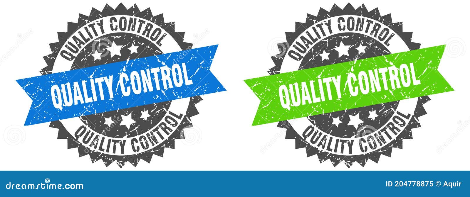 Quality Control Band Sign. Quality Control Grunge Stamp Set Stock ...