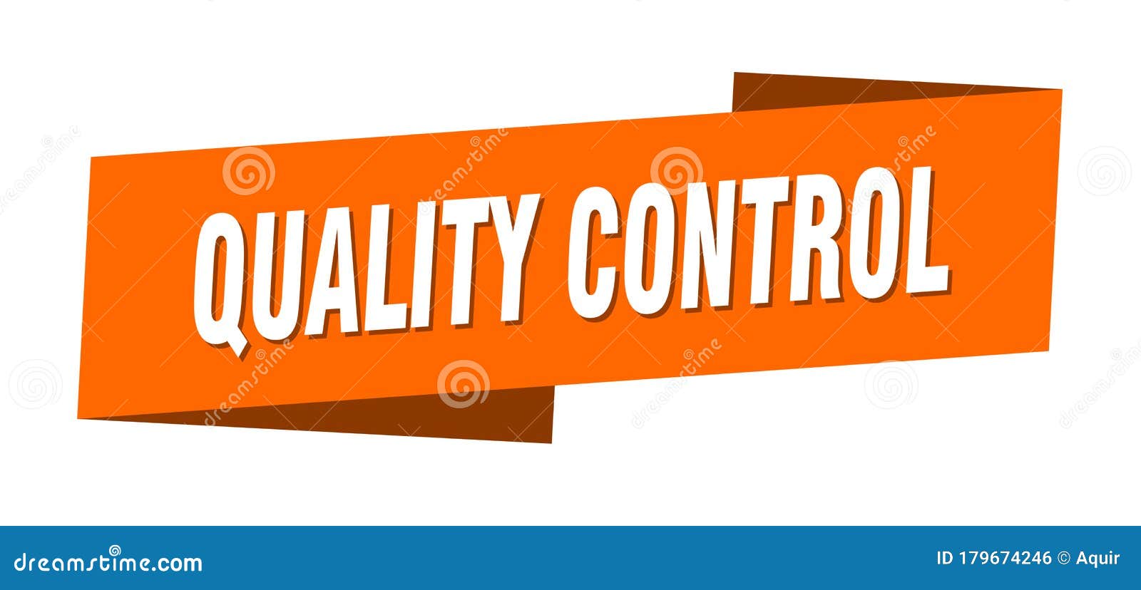 Quality Control Banner Template. Quality Control Ribbon Label Stock ...