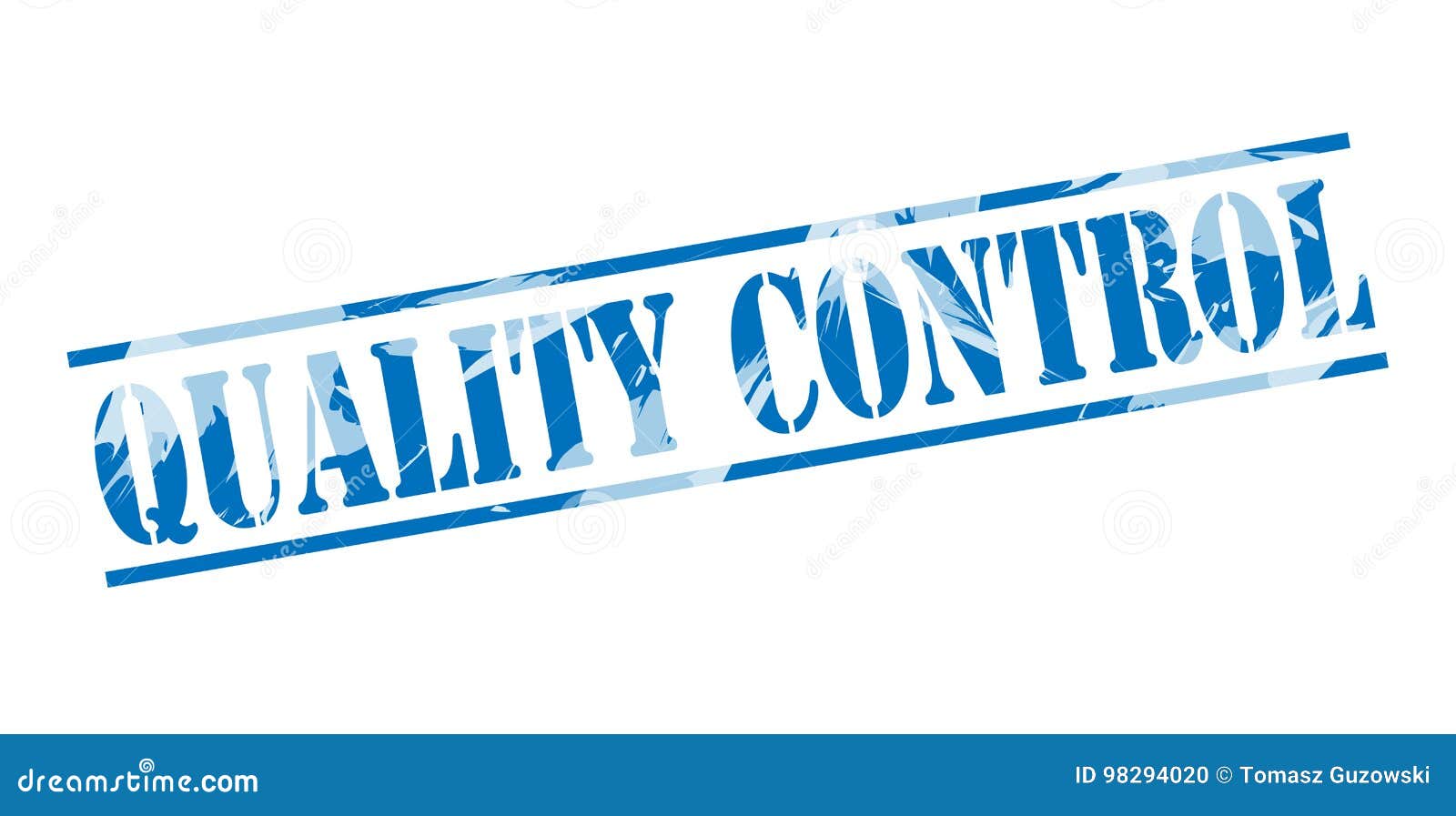 Quality control blue stamp stock illustration. Illustration of ...