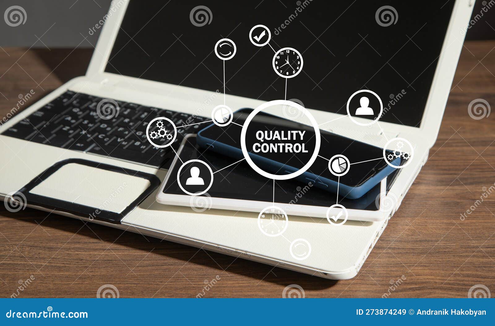 Quality Control. Business Concept Stock Image - Image of corporate ...