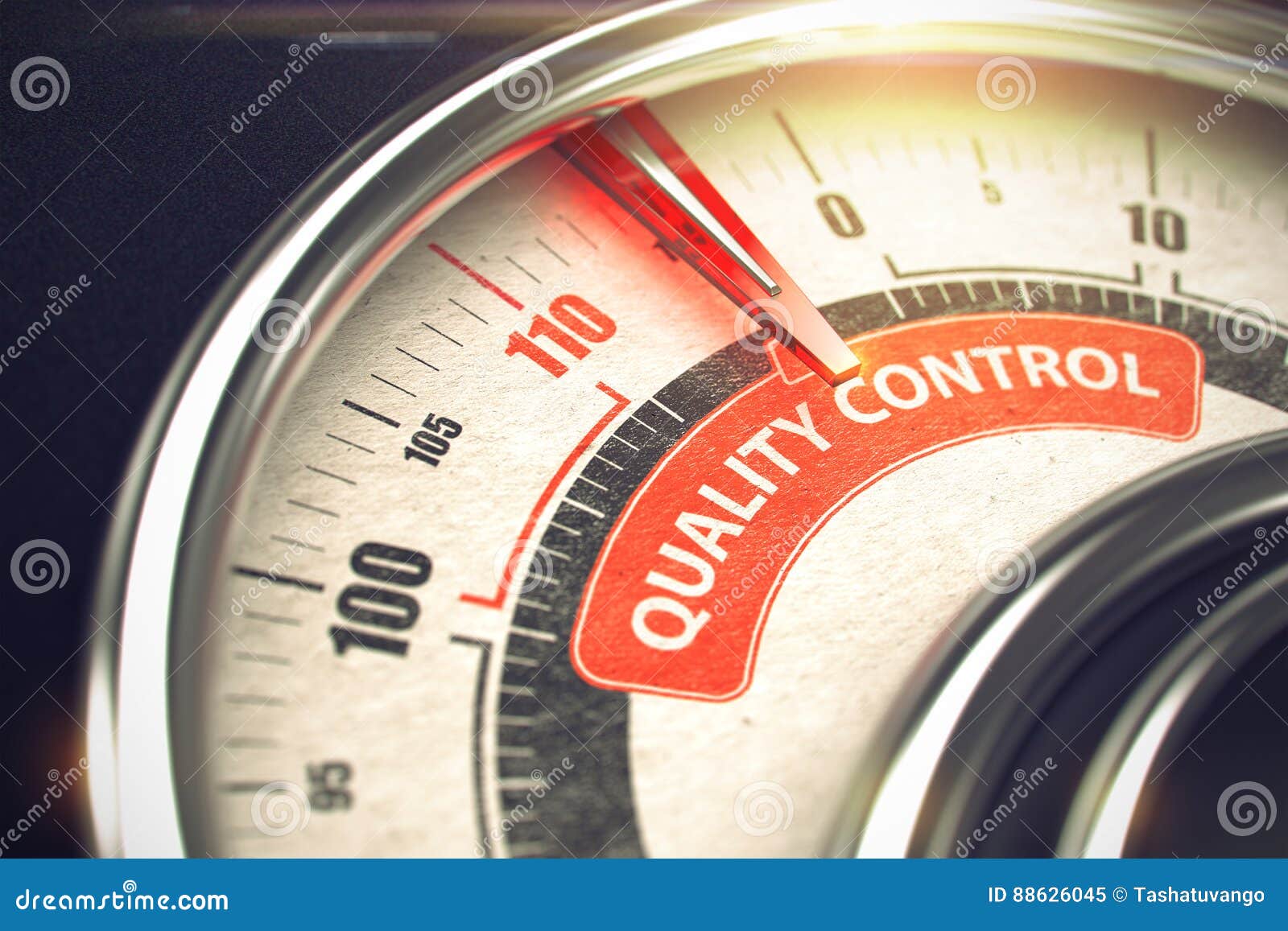Quality Control - Business Mode Concept. 3D. Stock Image - Image of ...