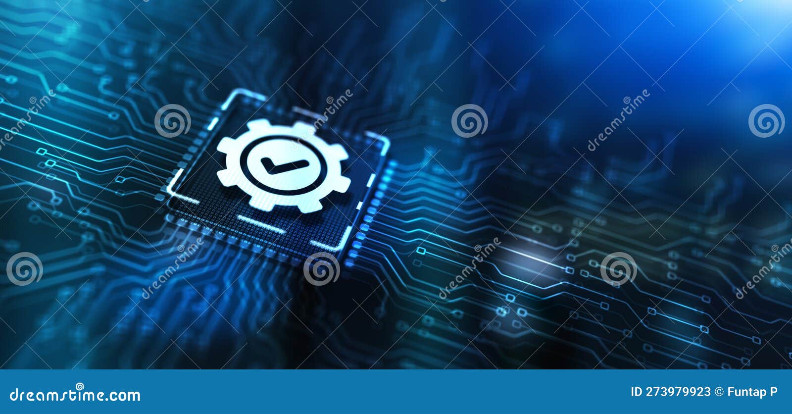 Quality Control Business Technology Concept Stock Illustration ...