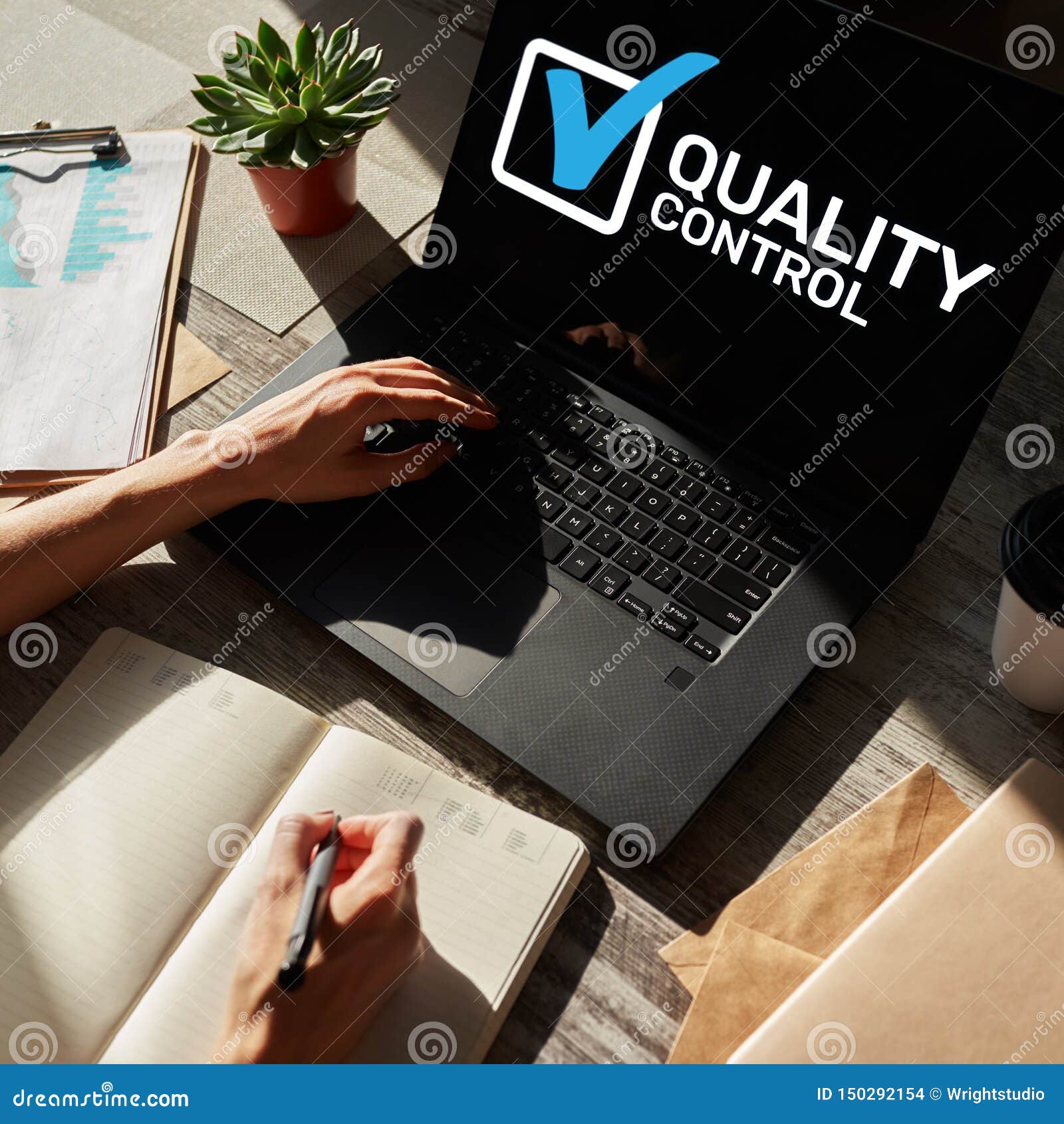 Quality Control Check Box on Device Screen. Standards and Certification ...