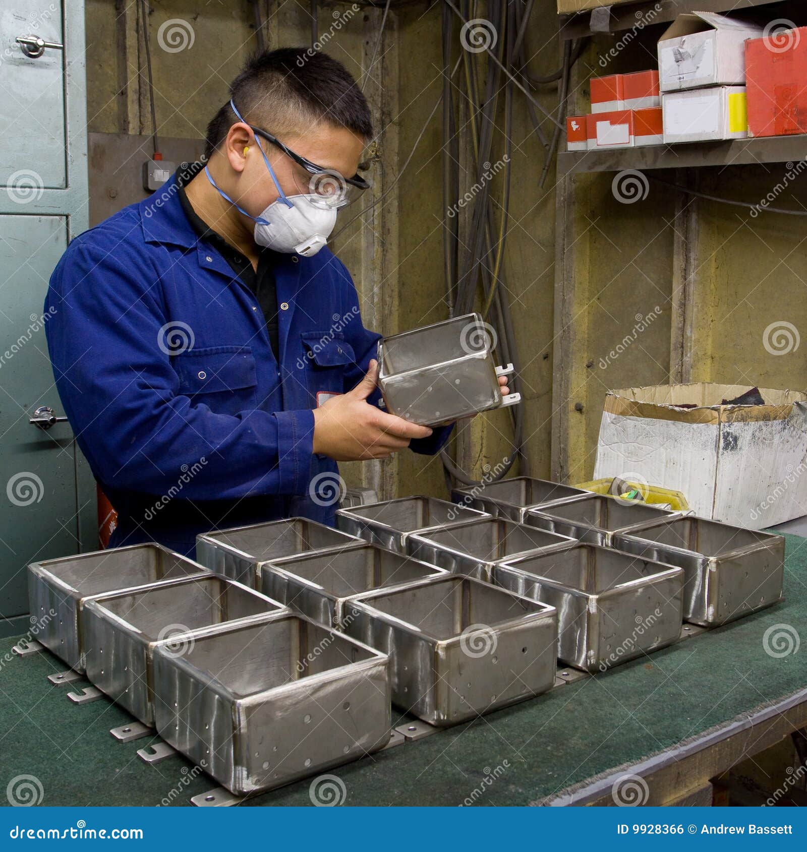 Quality control checking stock photo. Image of examining - 9928366