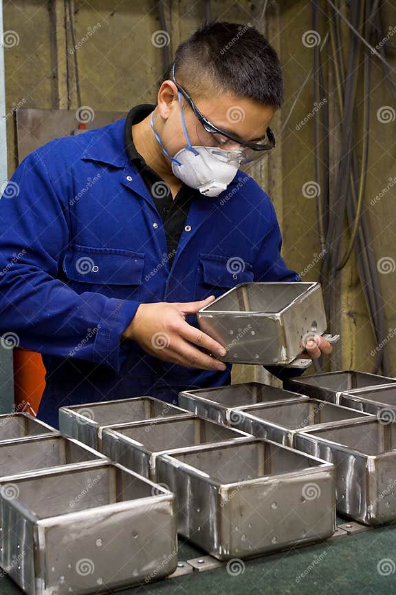 Quality control checking stock photo. Image of final, examining - 9928478