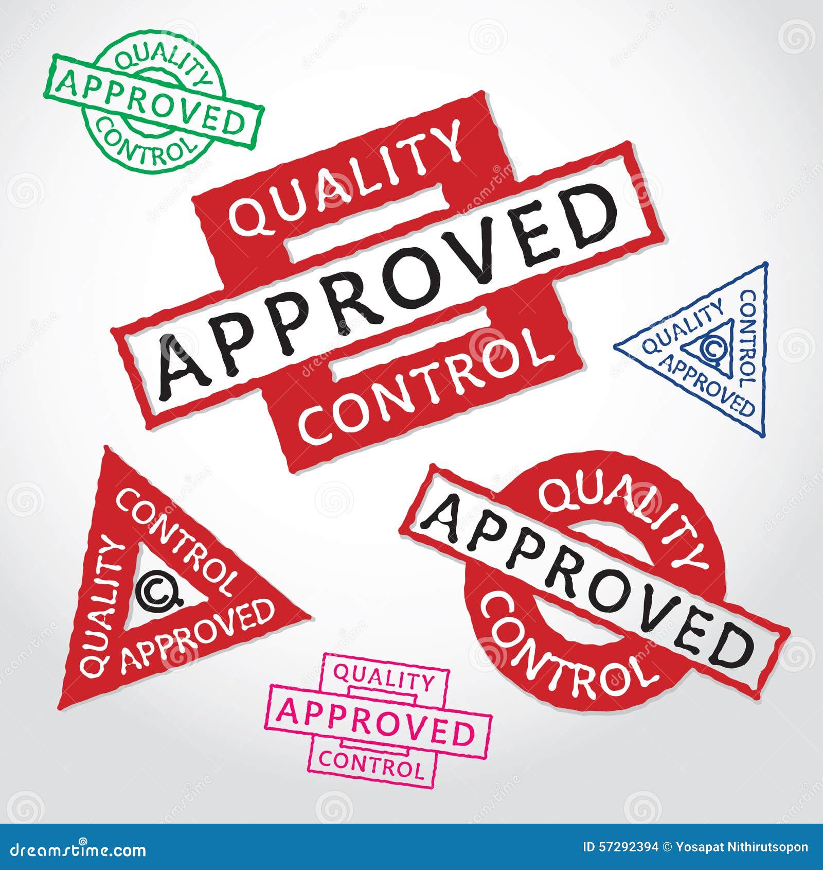 Quality control stock vector. Illustration of magnifier - 57292394