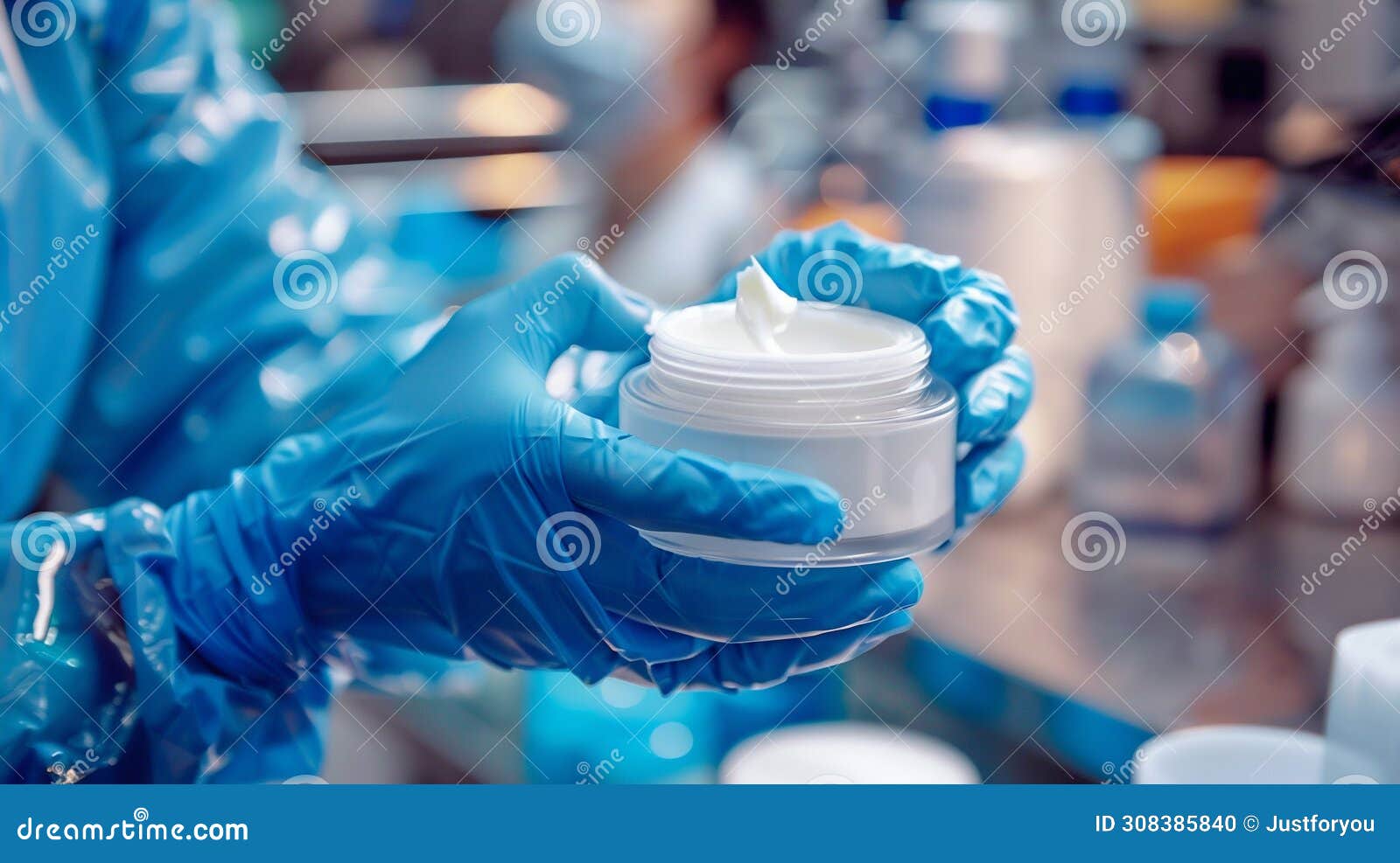 Quality Control in Cosmetics Manufacturing. Generative Ai Stock ...