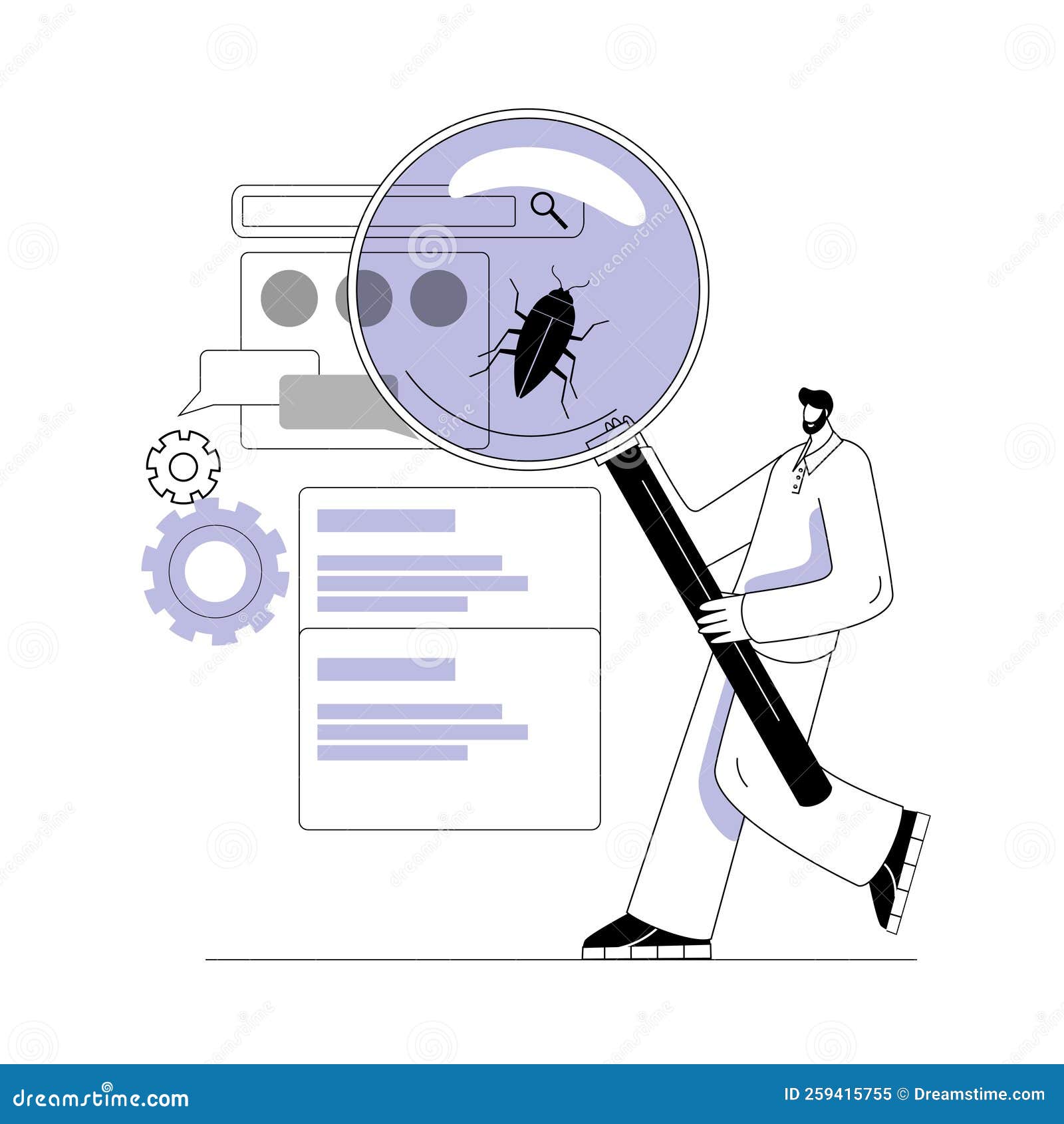 The Quality Control Department is Looking for Errors in the Mobile ...