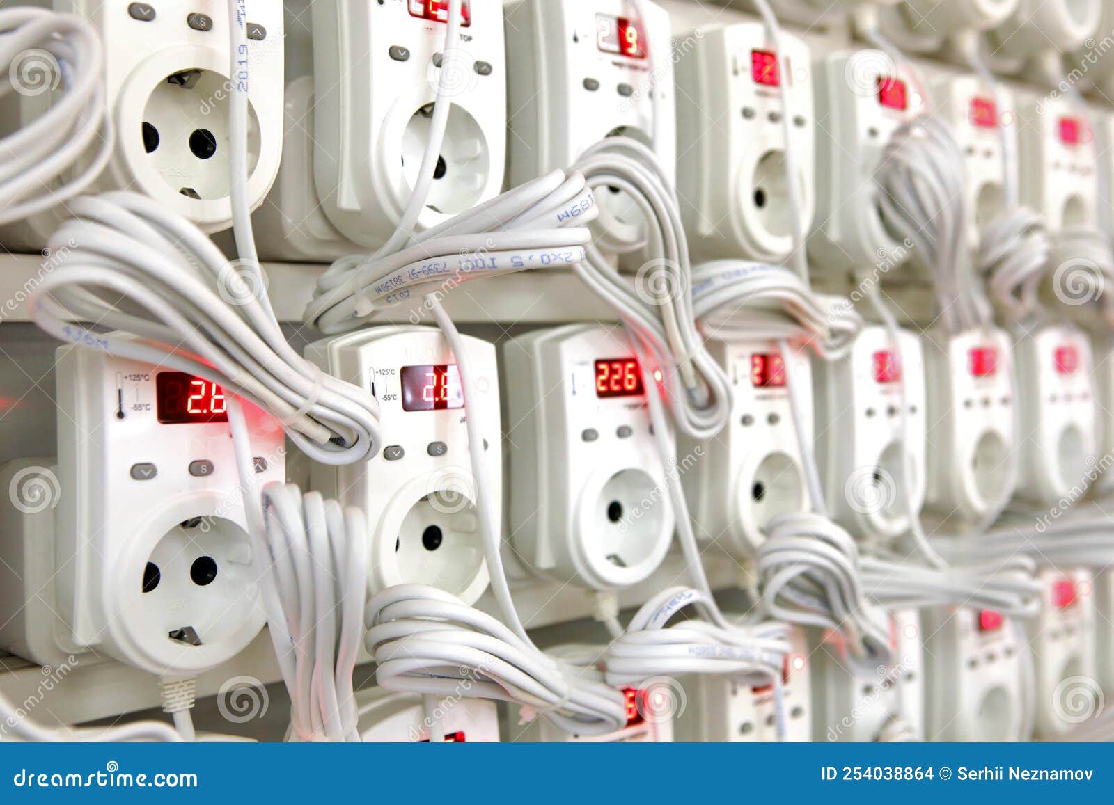 Quality Control of Electronic Devices at the Stand. Manufacture of ...